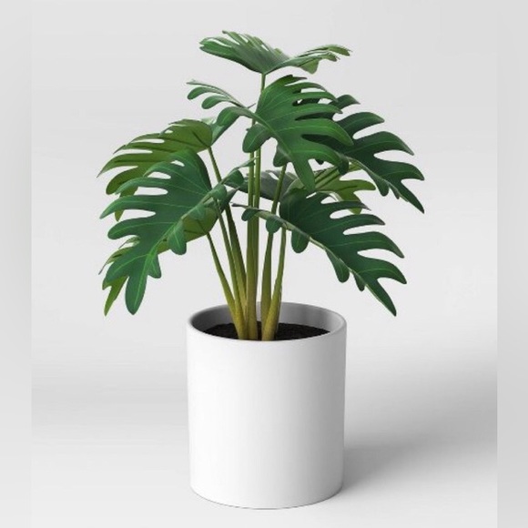 Threshold | Accents | 4 Plants Faux Philodendron Potted Plant Threshold ...